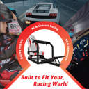 GTR Simulator GTA-BLK-S105LWHTRD GTA Model Black Frame with White/Red ...