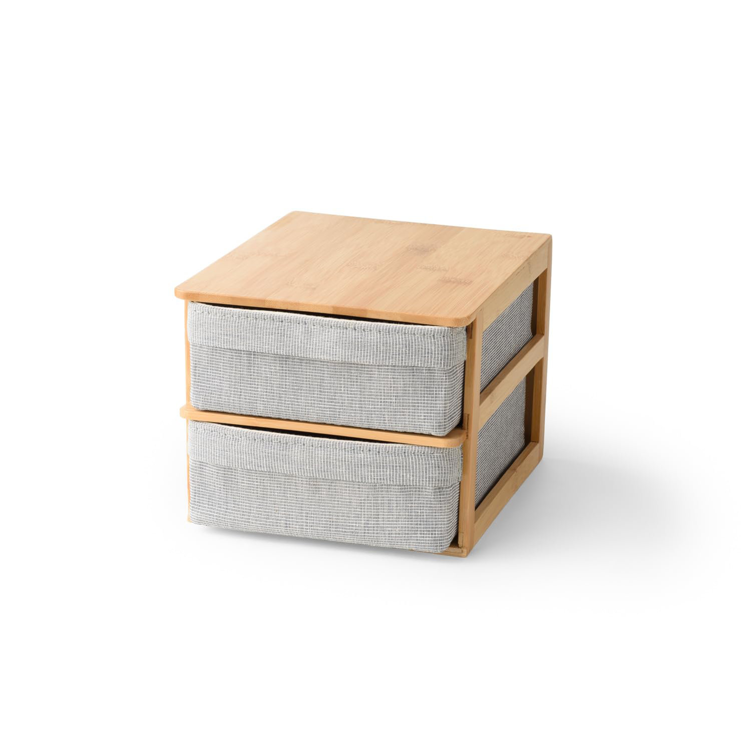 Hokku Designs Eco-Friendly Bamboo Desktop Organizer with 2 Stackable ...