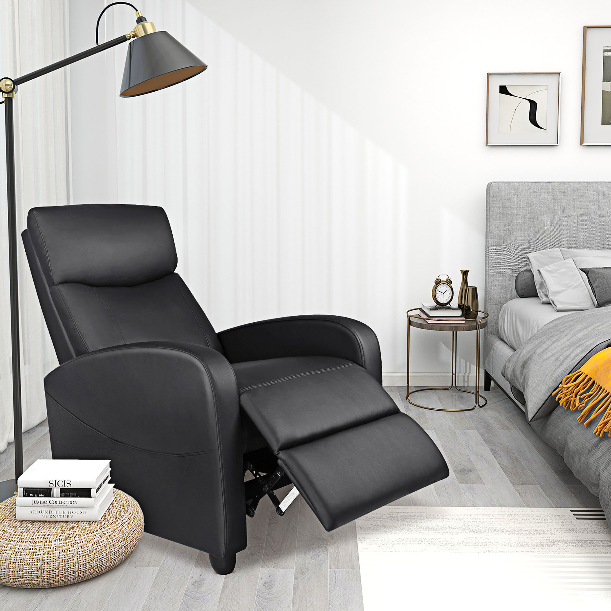 Latitude Run® Modern Recliner Chair for Living Room Upholstered Chair ...