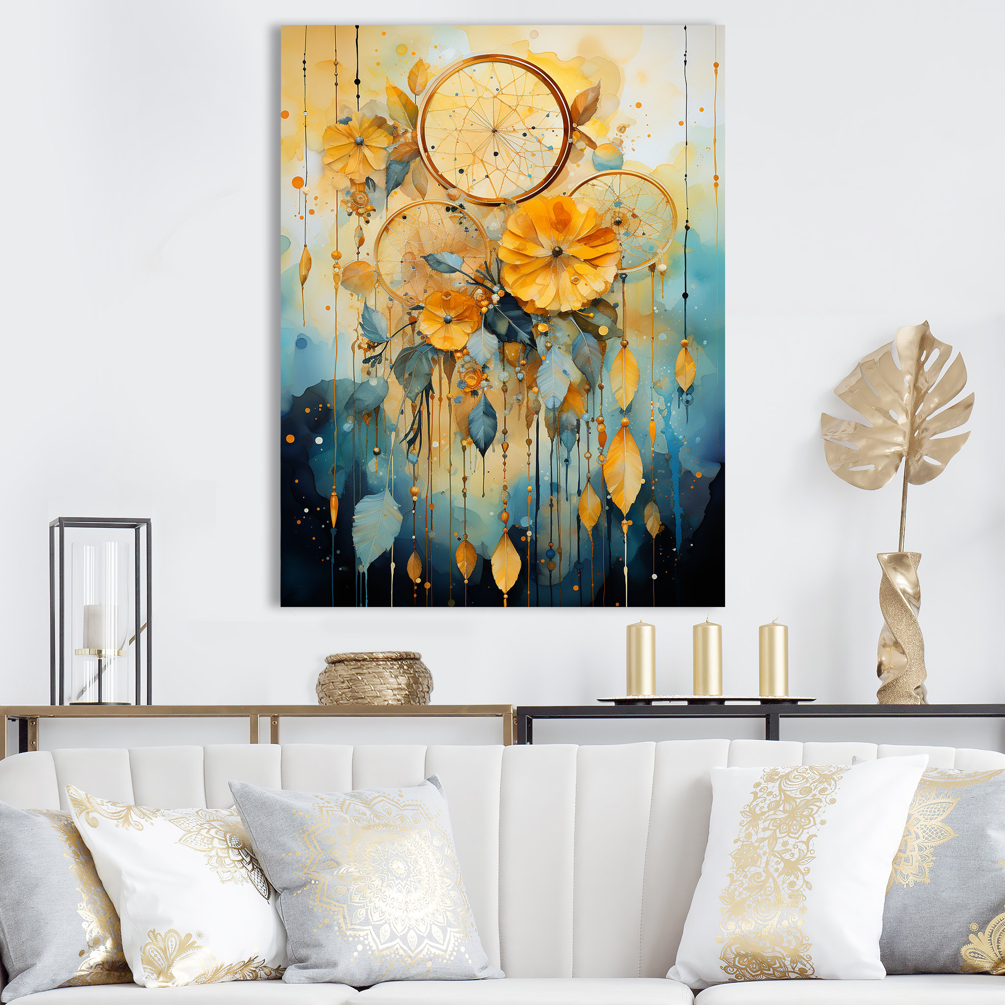 Bungalow Rose Dream Threads I On Canvas Print | Wayfair