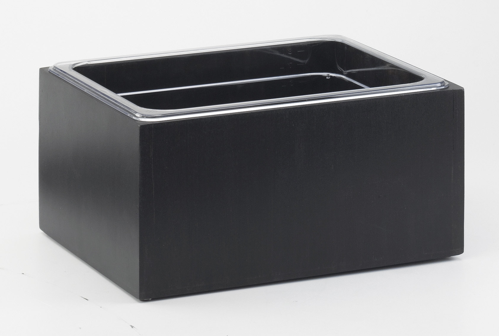 Cal-Mil Midnight Bamboo Ice Housing with Clear Pan 10" x 12" | Perigold