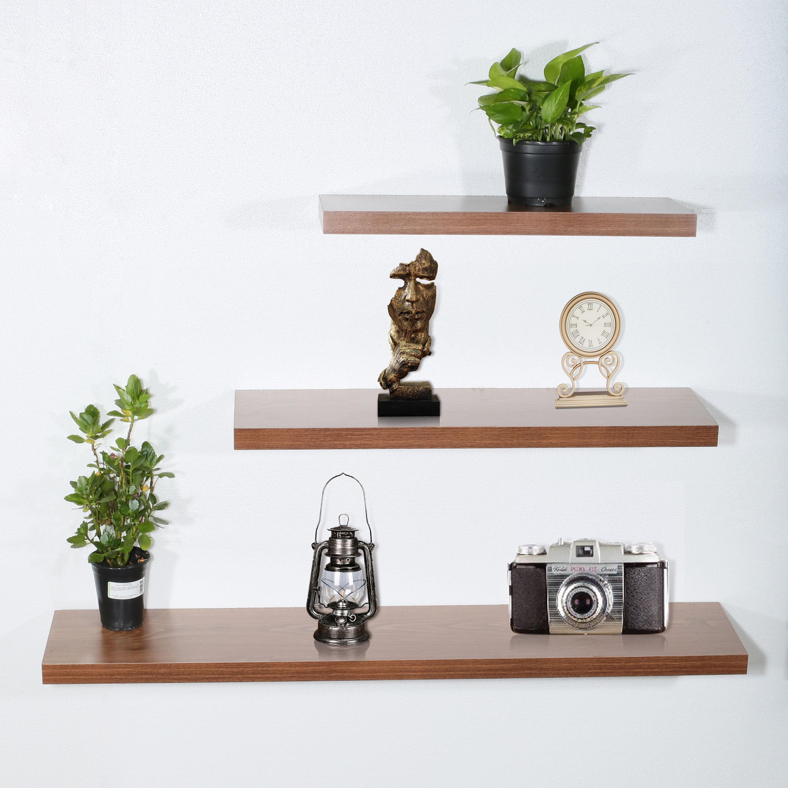 Latitude Run® 3 Piece Floating Shelf Set | Wayfair