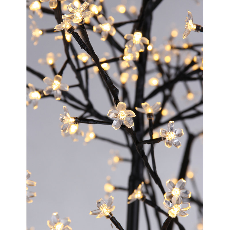 The Holiday Aisle® LED 600 Light Cherry Blossom City Tree & Reviews ...