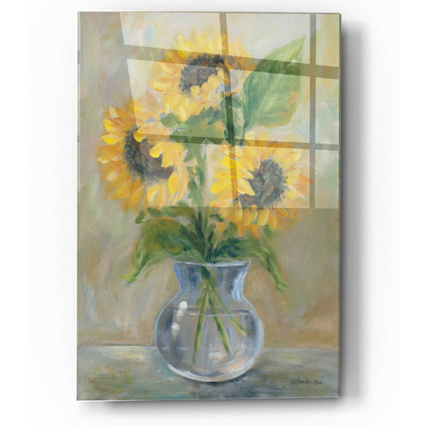 August Grove® Epic Art 'Sunny Bouquet' By Pam Britton, Acrylic G ...
