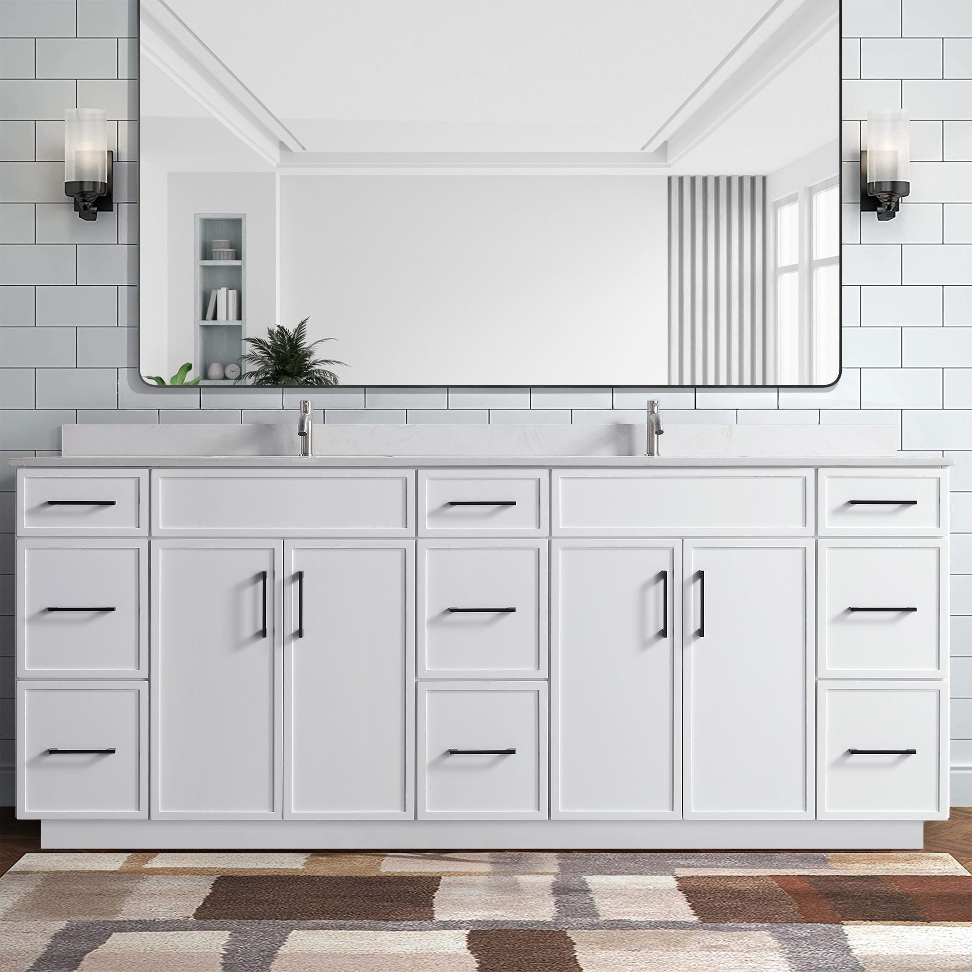 Lark Manor Hood-3w 84.00 In. W X 22.00 In. D X 35.00 In. H Freestanding ...