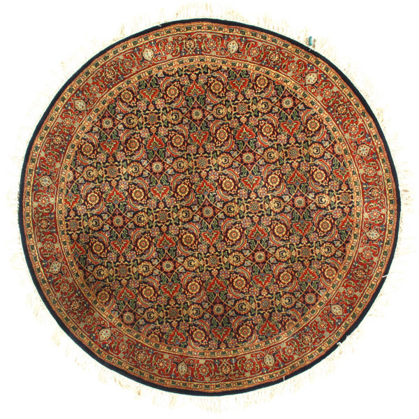 Isabelline One-of-a-Kind 5' X 5' New Age Round Wool Area Rug in | Wayfair