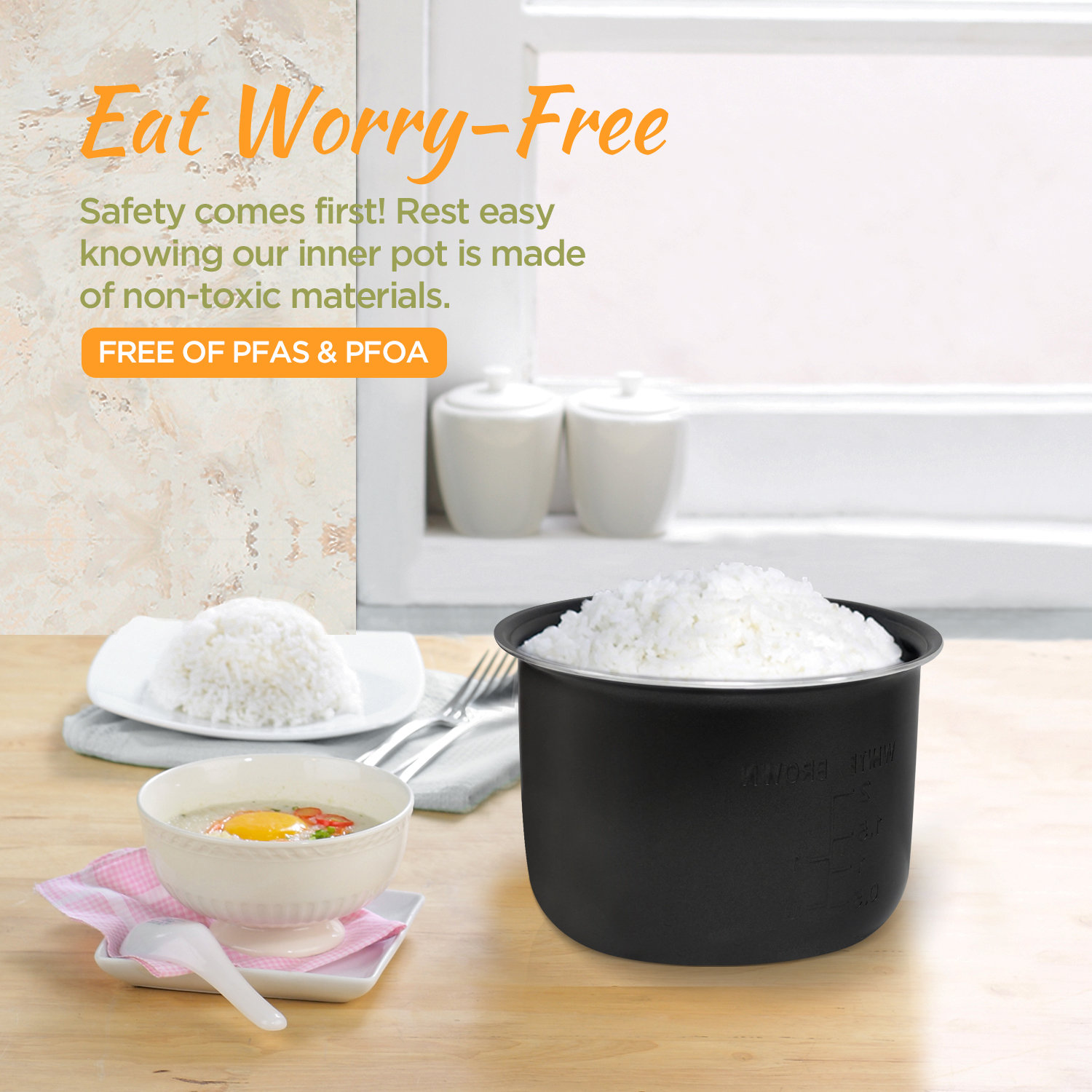 MOOSUM Multi Mini Rice Cooker 2-cups Uncooked (1.2L) & Reviews | Wayfair
