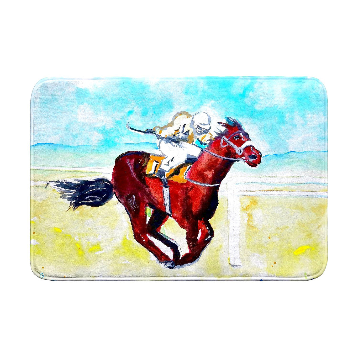 Bay Isle Home™ Airborne Horse Bath Mat | Wayfair