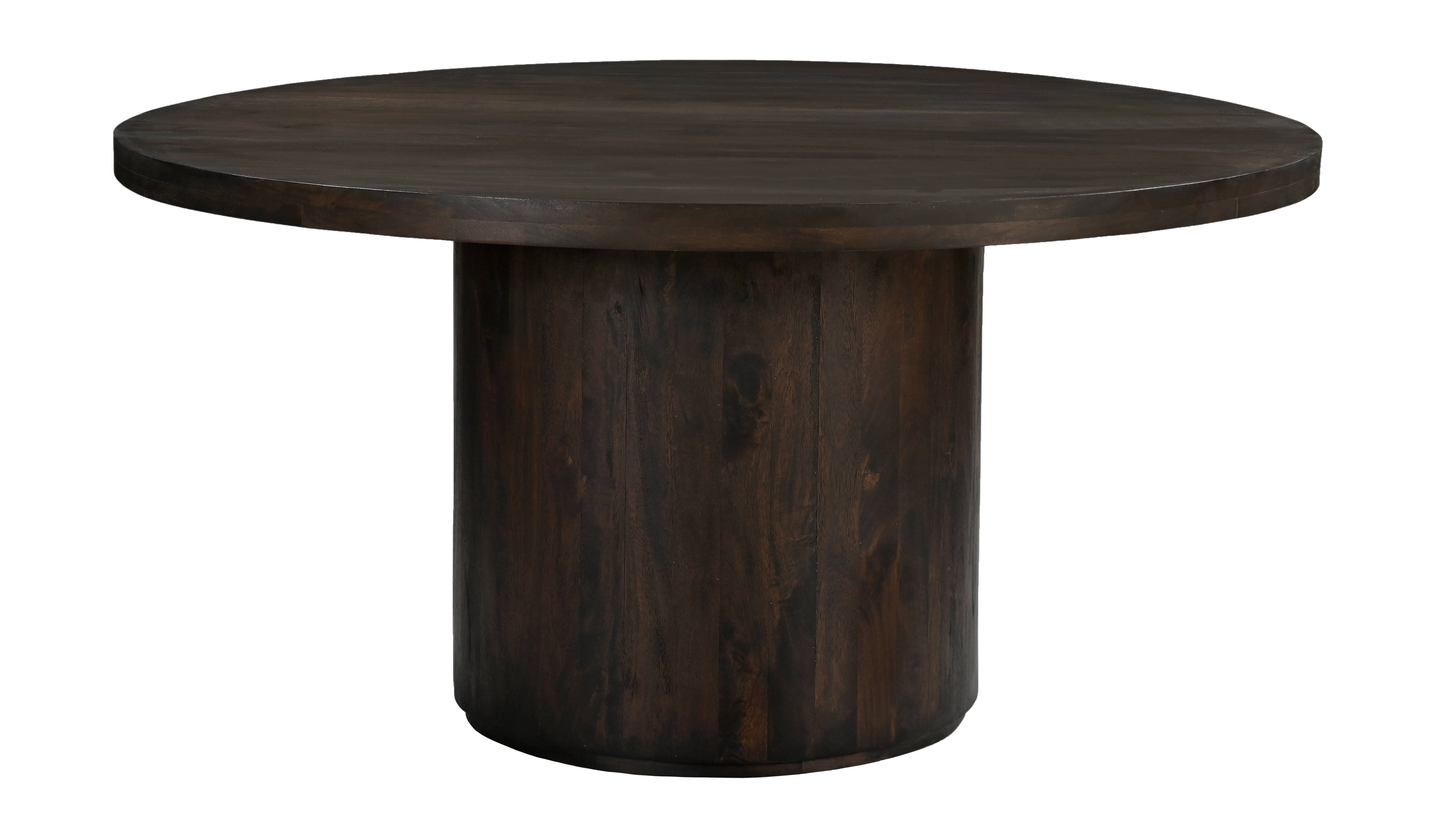 Loon Peak® Flagstaff 60" Round Dining Table In A Modern Barista Brown ...