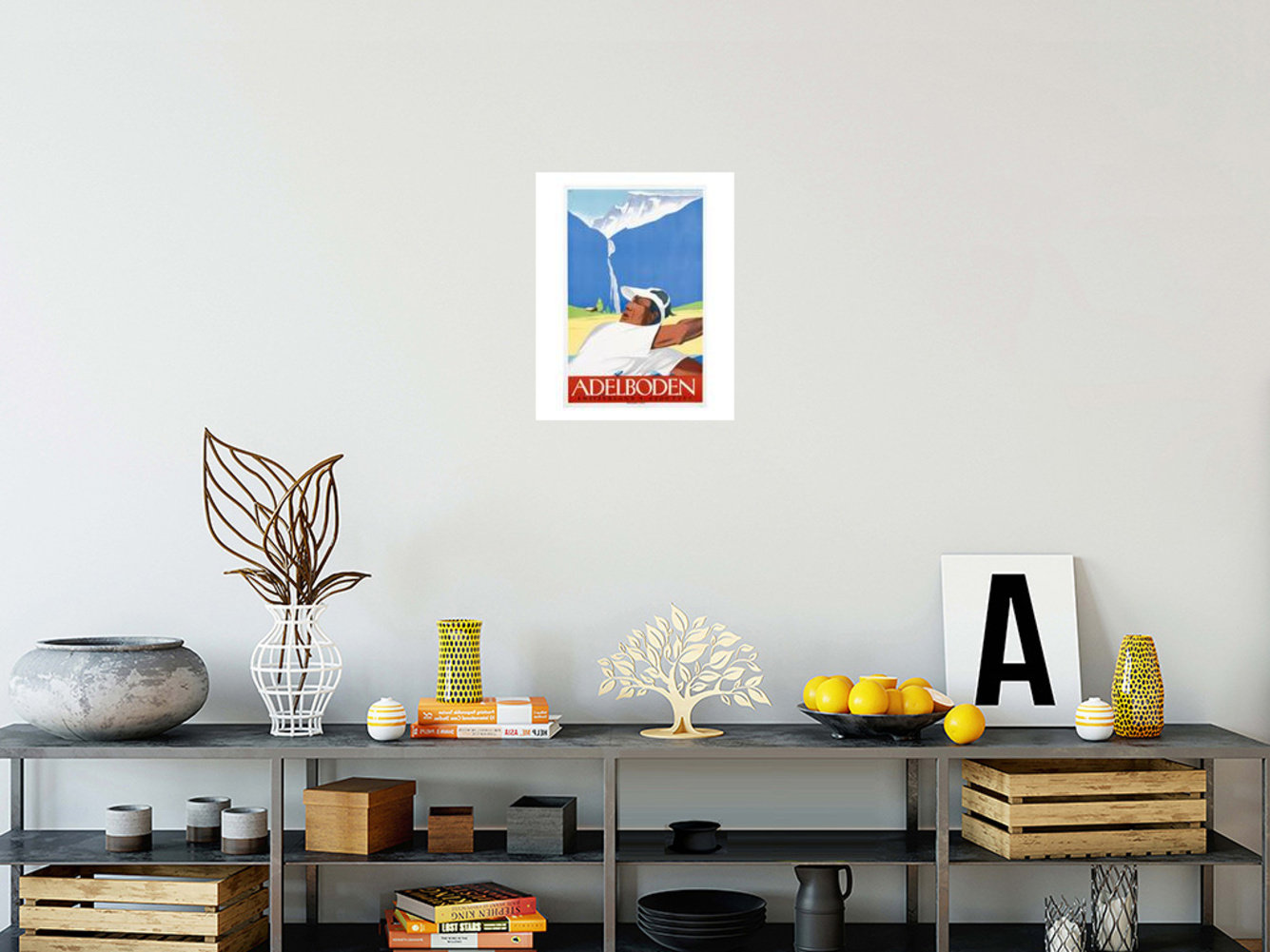 1000Museums Adelboden poster by Willy Trapp - Giclee Print | Wayfair