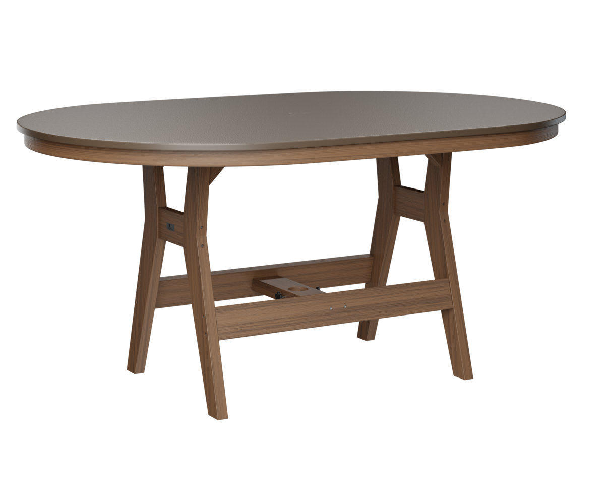 Berlin Gardens Harbor 64″ Oblong Bar Table | Wayfair