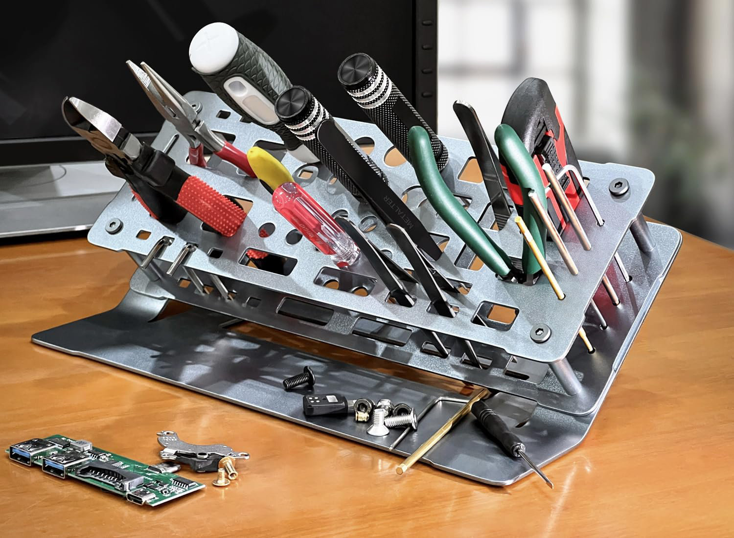 WFX Utility™ Screwdriver Holder, Small Desktop Tool Organizer ...