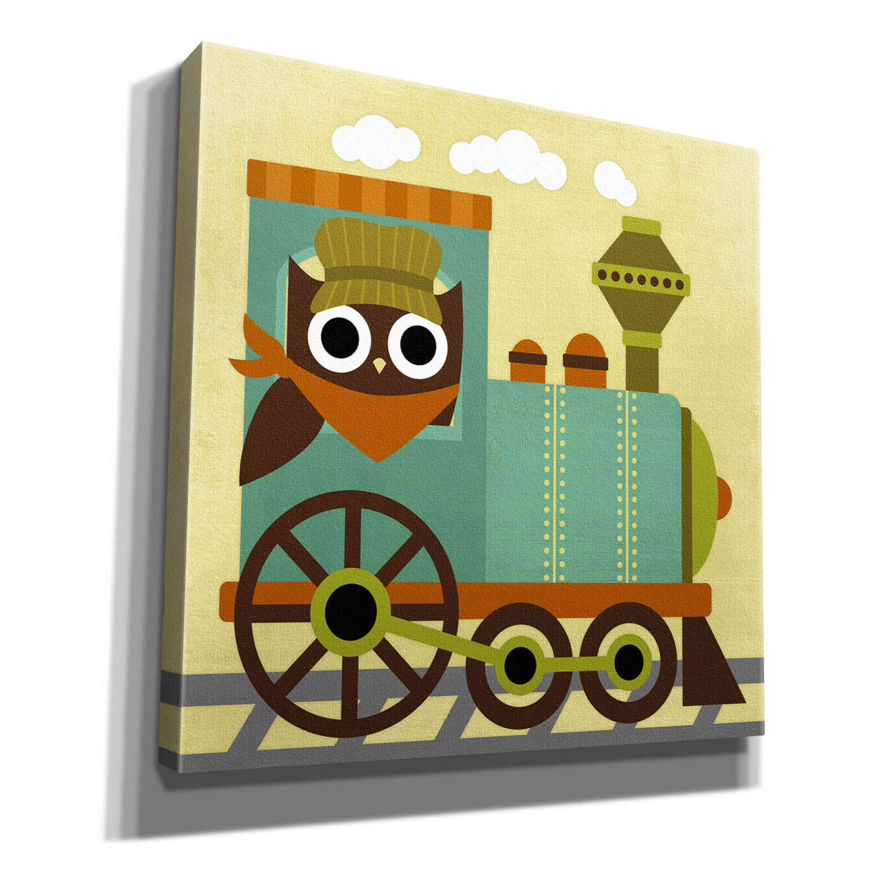 Redwood Rover Red Barrel Studio® 'Owl Train Conductor' By Nancy Lee ...