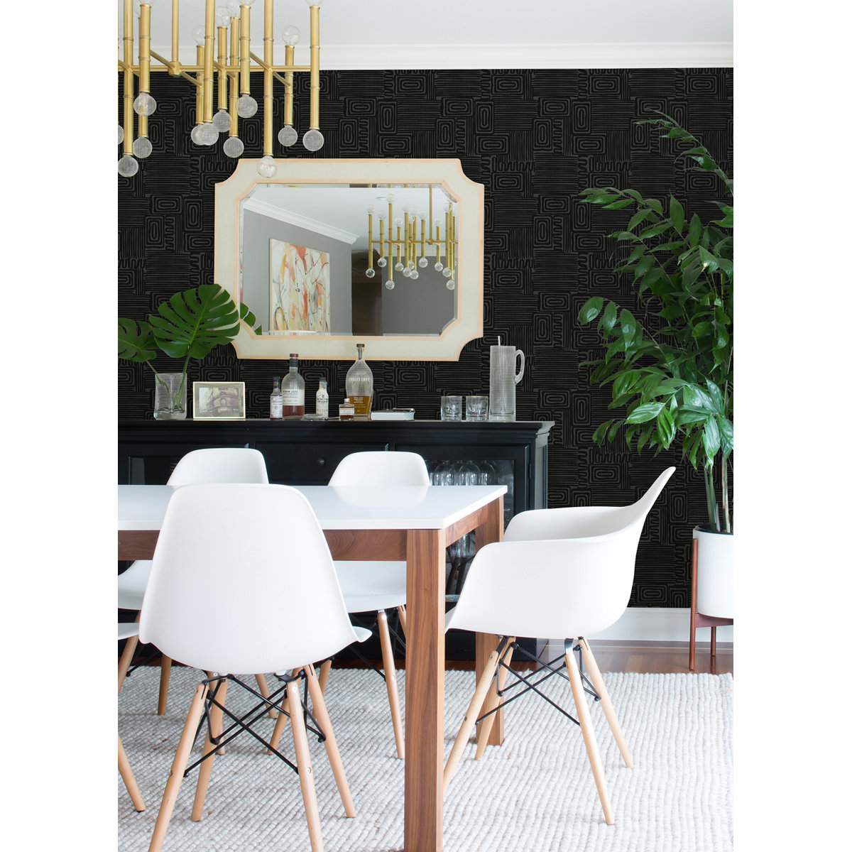 Room Mates Emily Rayna Pathways Peel and Stick Wallpaper | Wayfair