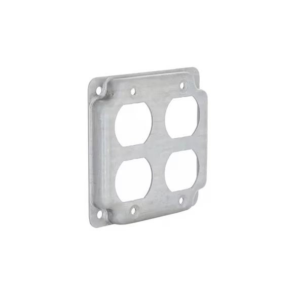 Enjoy Tool Box Cover, Square Box Type, 4 Gang, Galvanized Zinc, 2 ...