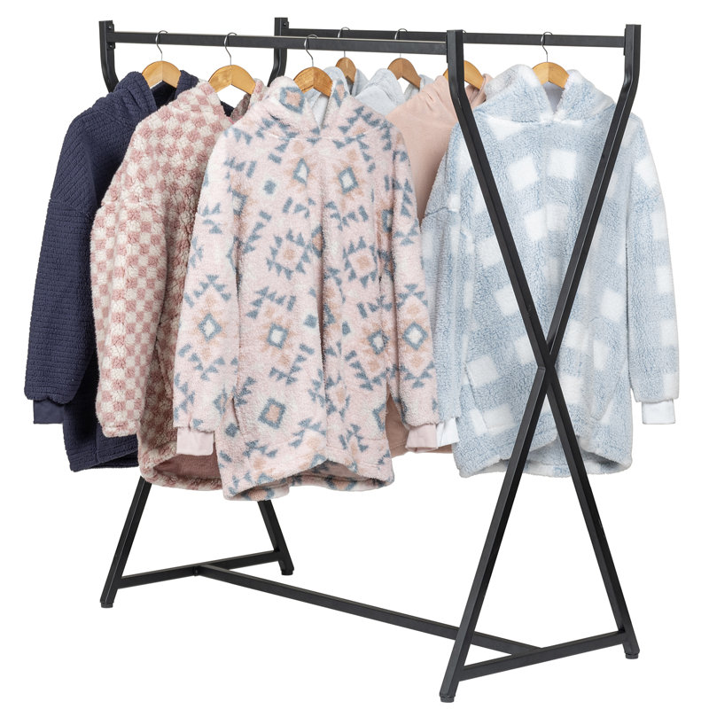 Rebrilliant Nipun Garment Metal Clothing Storage Rack | Wayfair