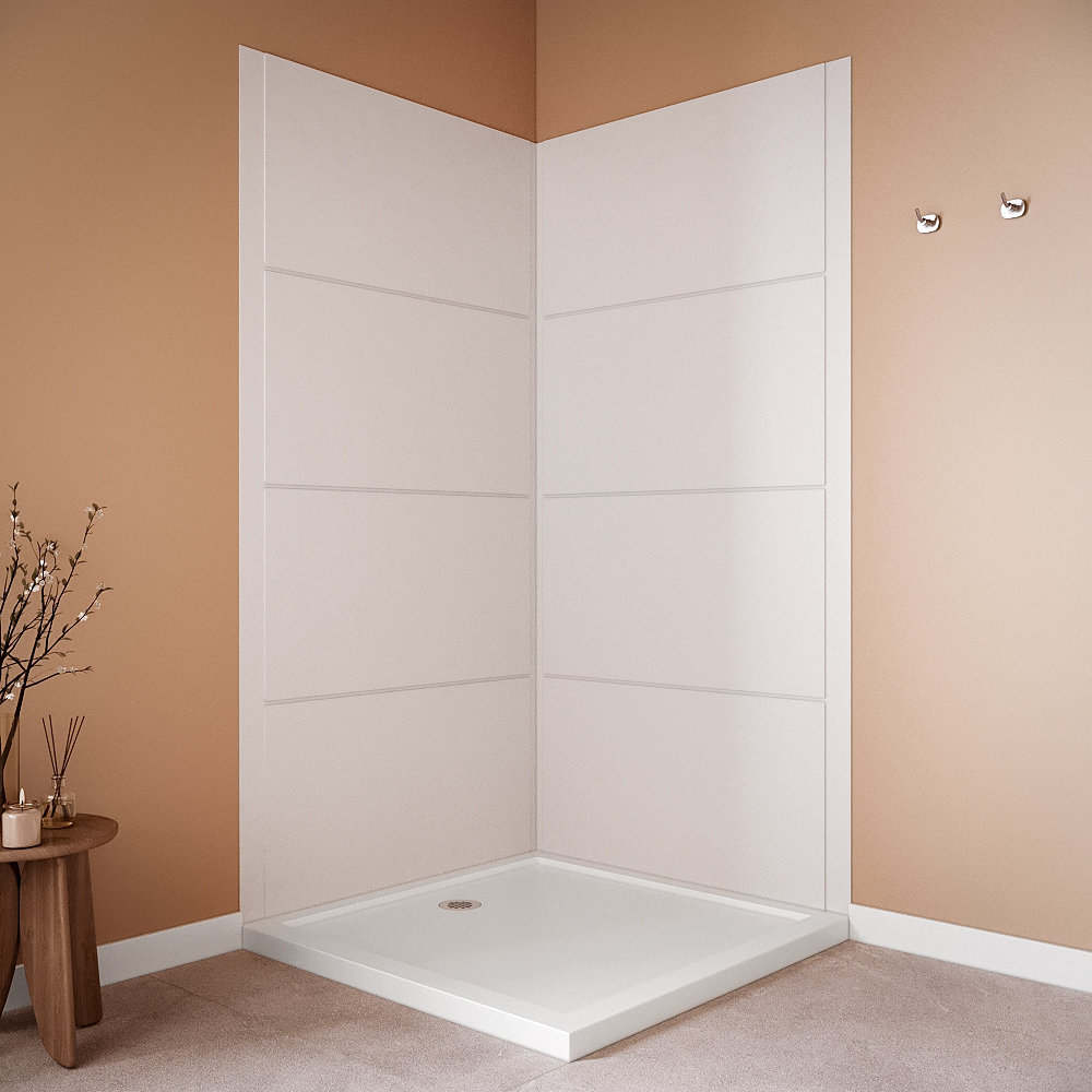 Streamline Bath Streamline DSH-1540-163 36 in. L x 36 in. W. x. 76 in ...