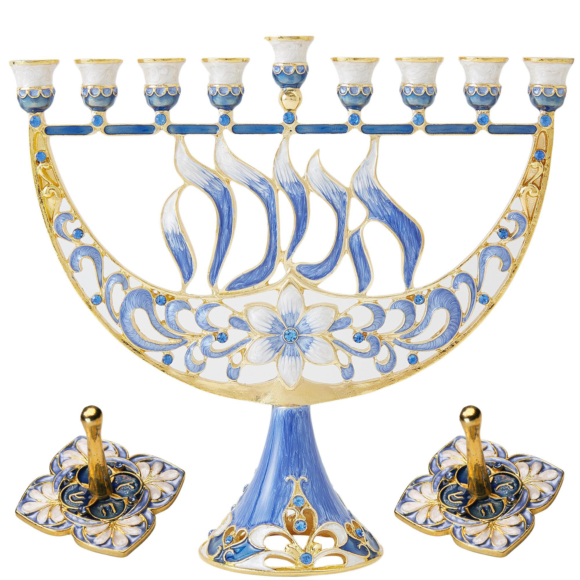 The Holiday Aisle® Elegant Jewish Holiday Bundle - Blue And White ...