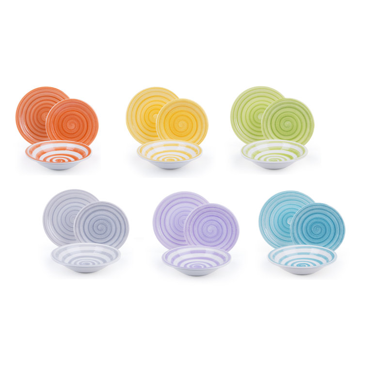 Excelsa Old Italy Ceramic Dinnerware - Set of 18 & Reviews | Wayfair.co.uk