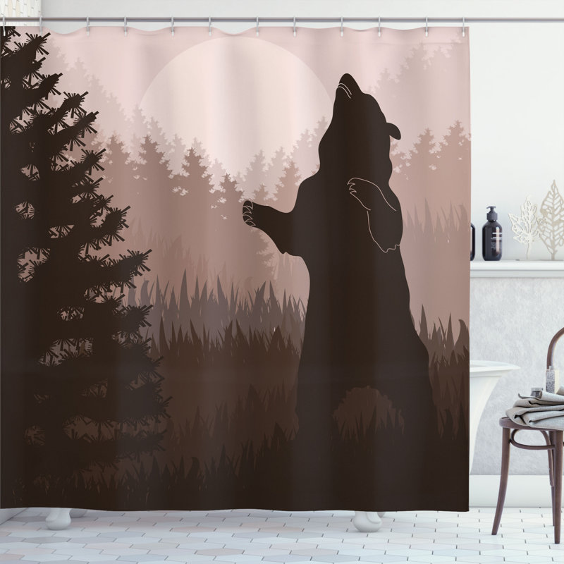 Loon Peak® Avers Shower Curtain with Hooks Included & Reviews | Wayfair