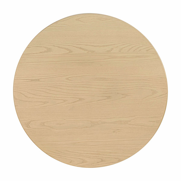 AllModern Scribe Round Solid Wood Base Dining Table & Reviews | Wayfair