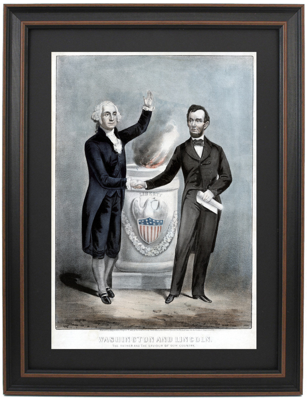Canora Grey Washington And Lincoln By Currier & Ives | Wayfair