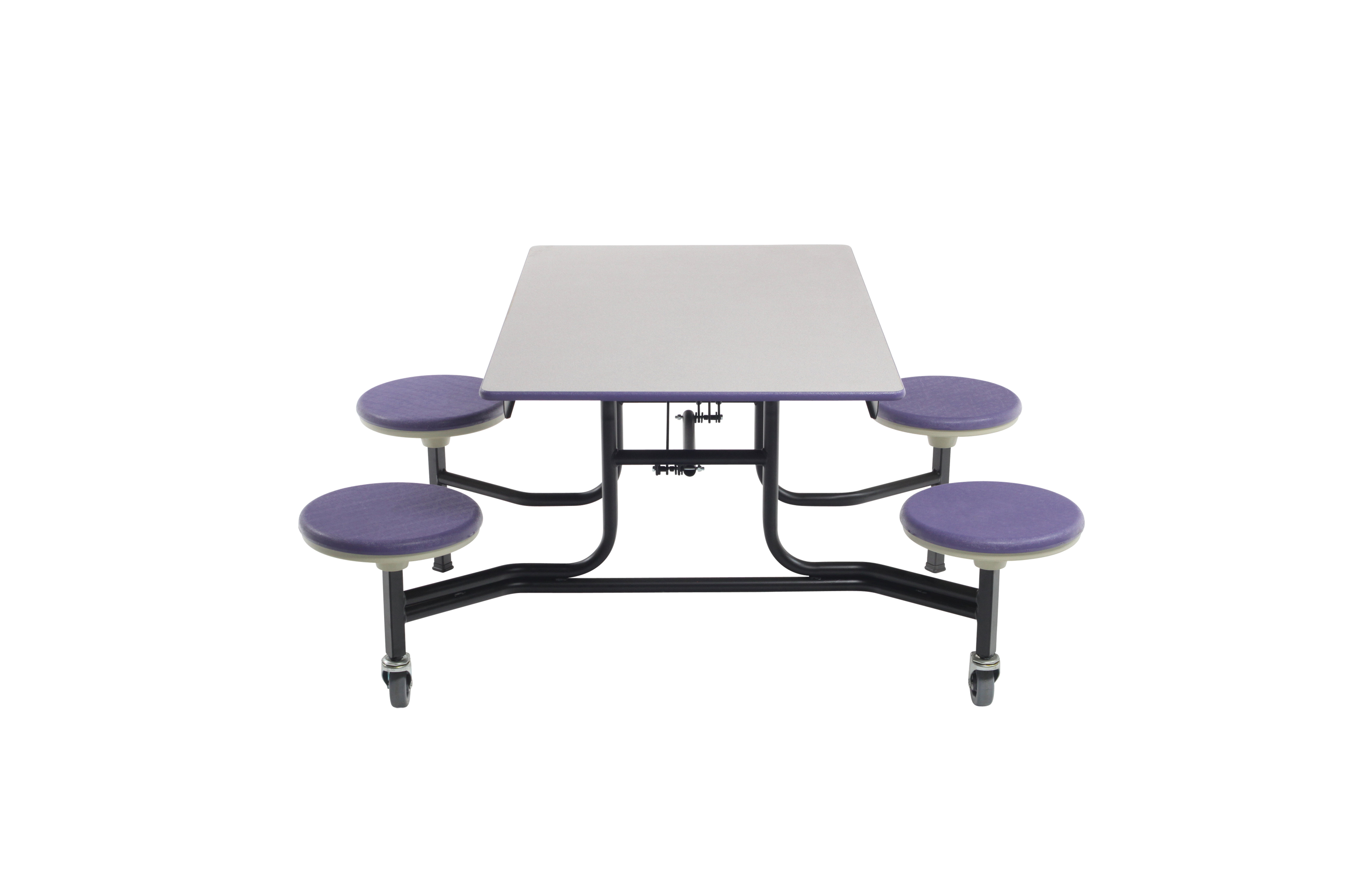 AmTab Manufacturing Corporation 48'' x 30'' Rectangular Stool Cafeteria ...