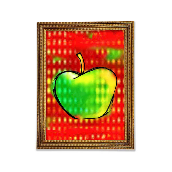 Rosalind Wheeler Green Apple - Single Picture Frame Print | Wayfair.co.uk