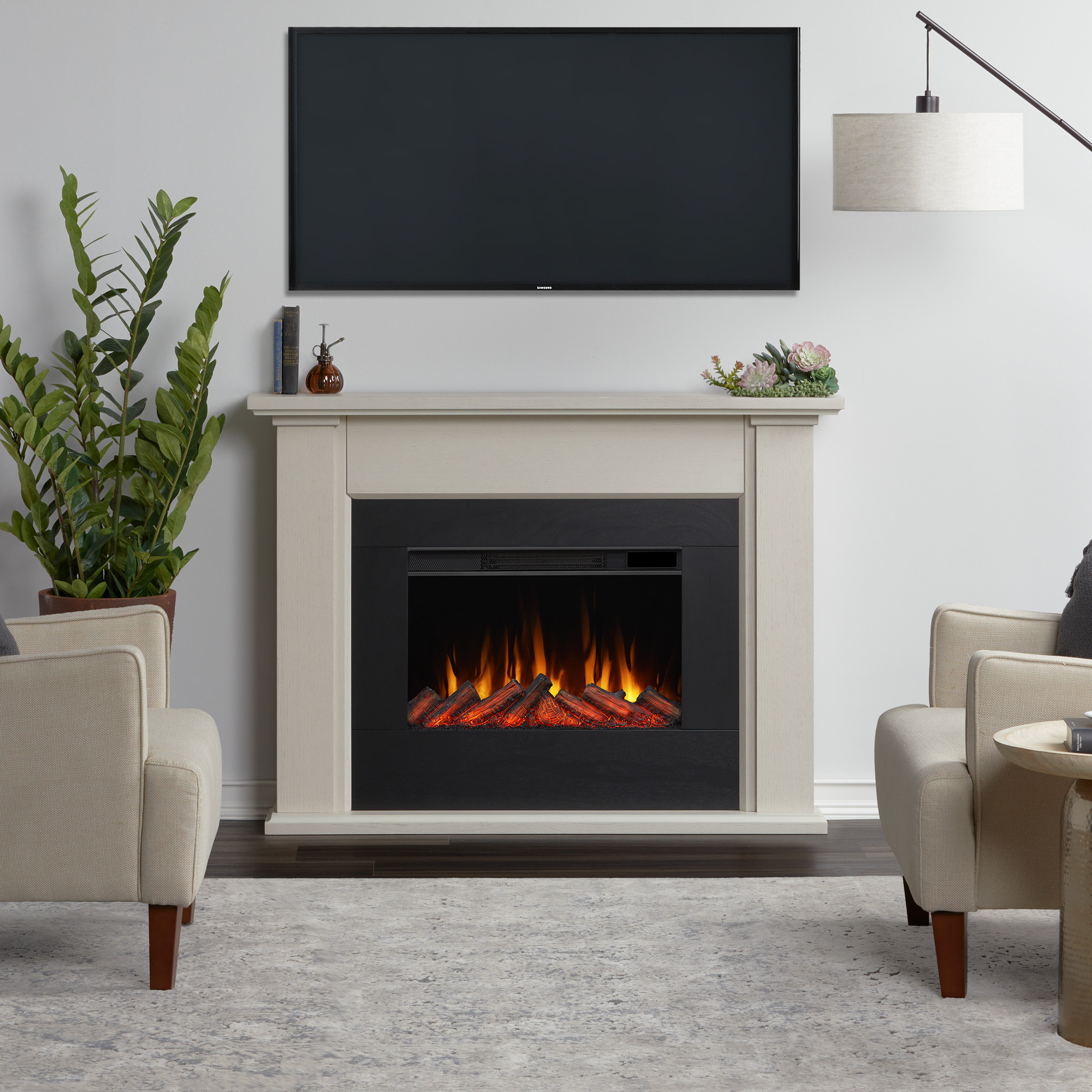 Real Flame Tejon 52" Slim Electric Fireplace by Real Flame & Reviews ...