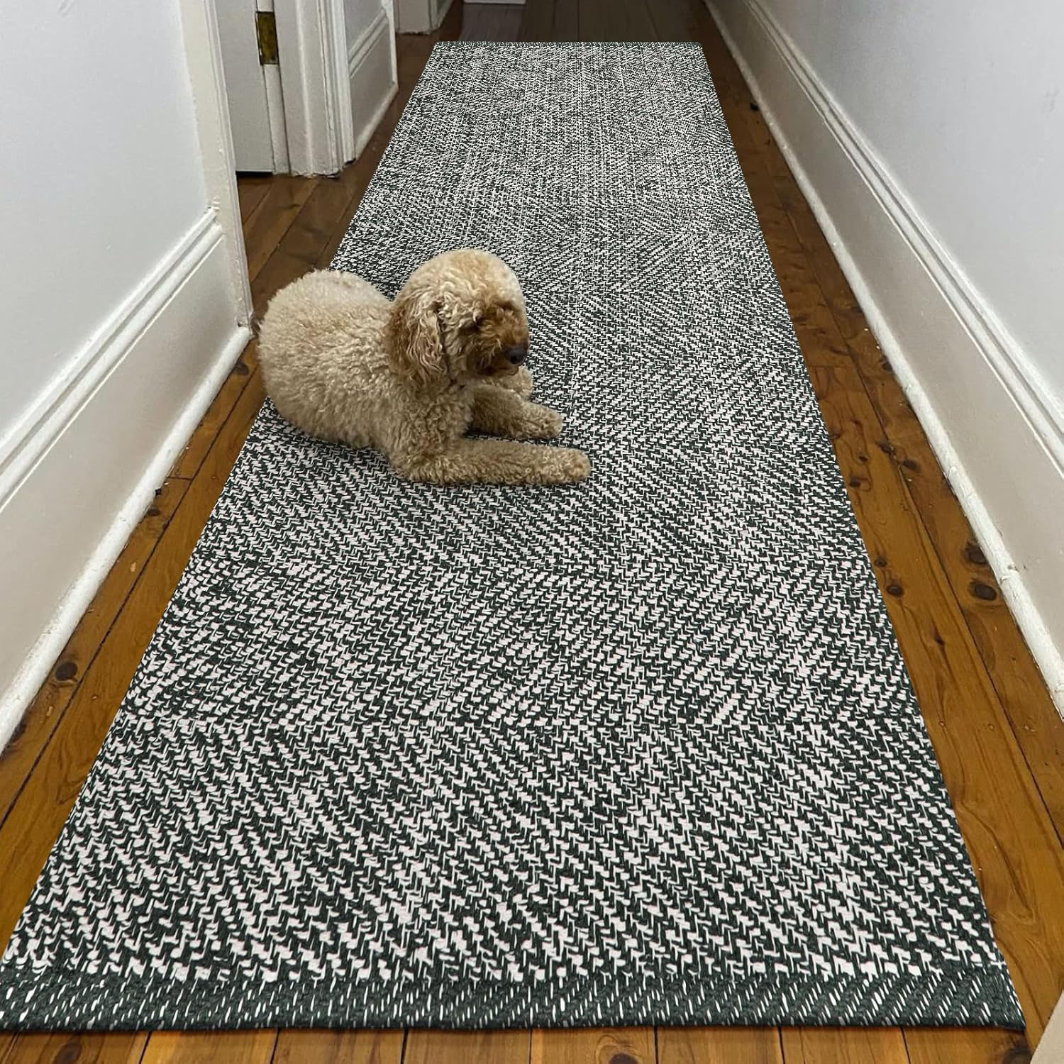 Latitude Run® Bathroom Runner, Farmhouse Entryway Rug, Low-Profile ...