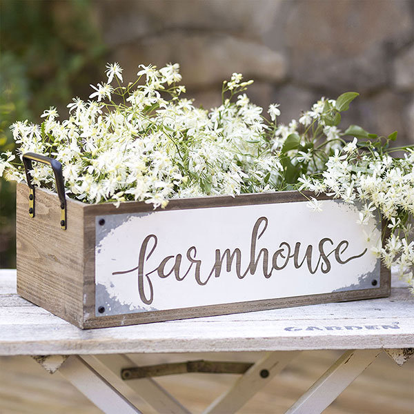 Gracie Oaks Farmhouse Storage Box | Wayfair