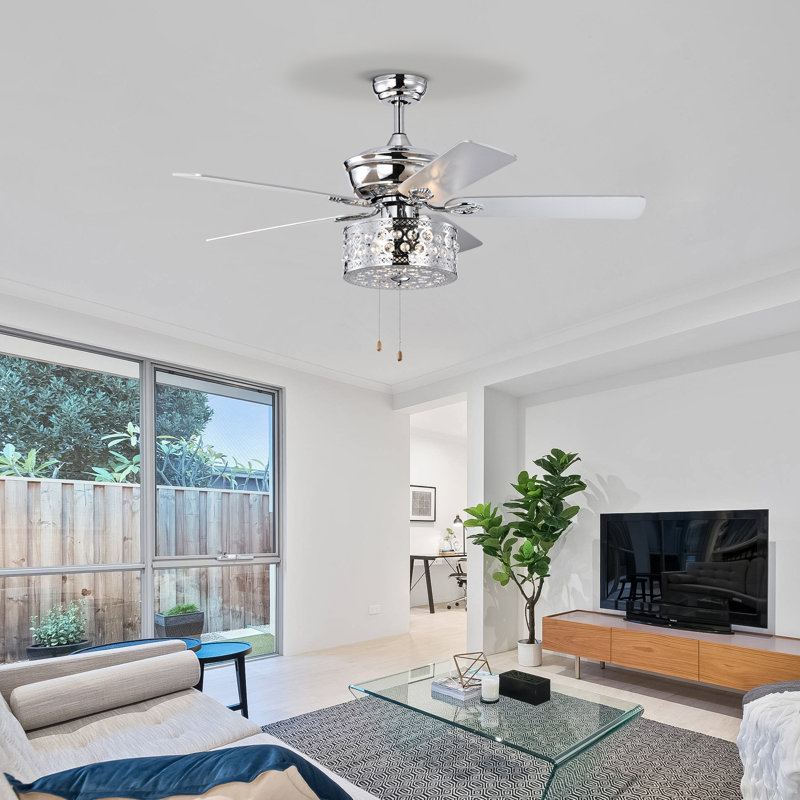 Mercer41 Neng Ceiling Fan with Light Kit | Wayfair