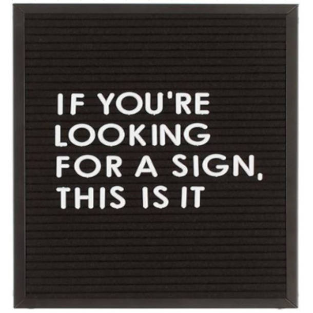 Latitude Run® Felt Changeable Letter Board | Wayfair