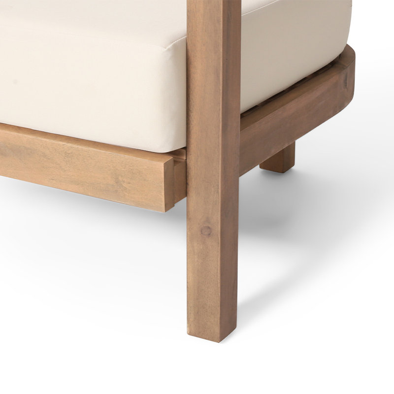 Gracie Oaks Weksler Patio Chair with Cushions | Wayfair