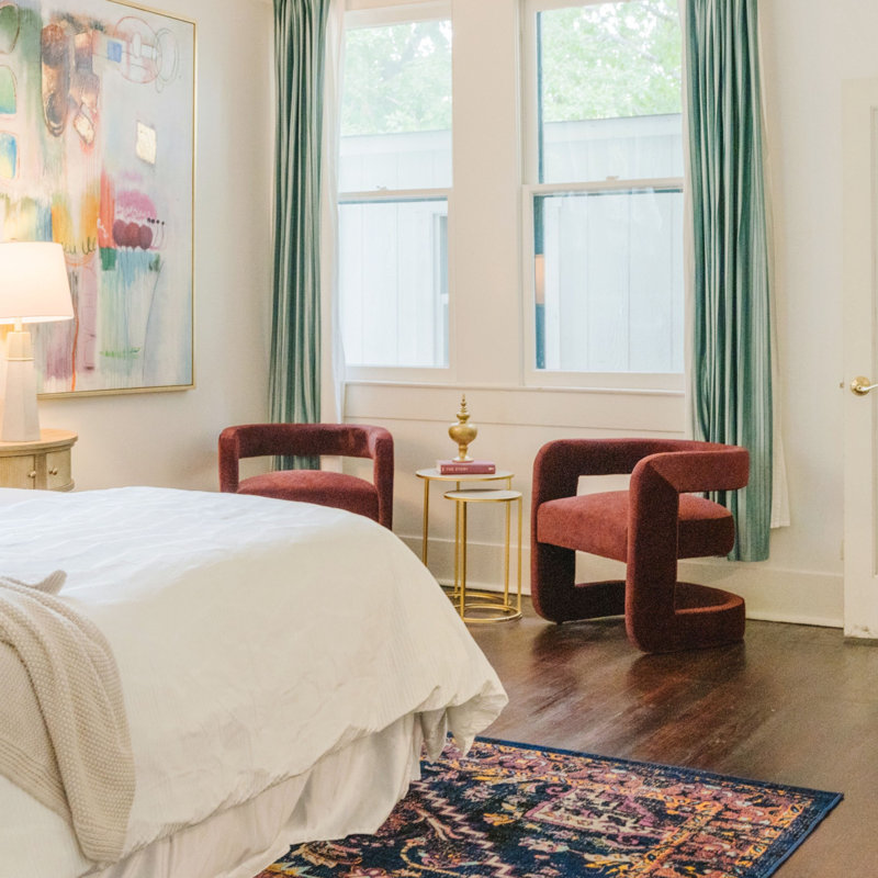 Wade Logan® Boback 27.5'' Wide Barrel Chair & Reviews | Wayfair