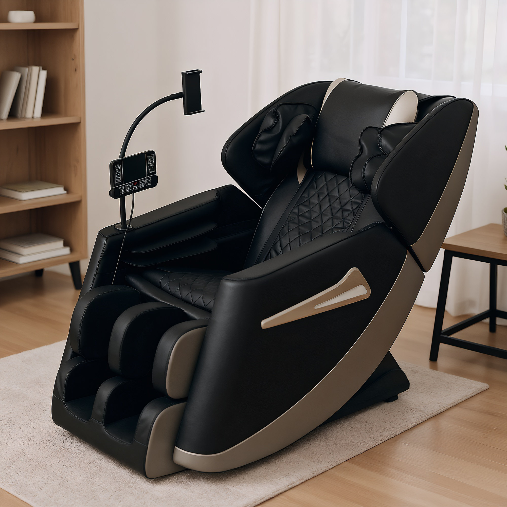 Latitude Run® Massage Chair Recliner, Full Body Air Compression With ...