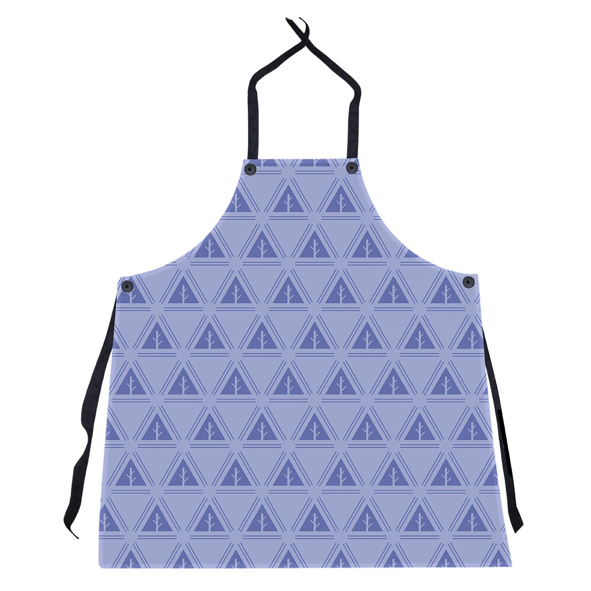 Brayden Studio Barbra Monochrome Minimalist Trees Apron - Wayfair Canada