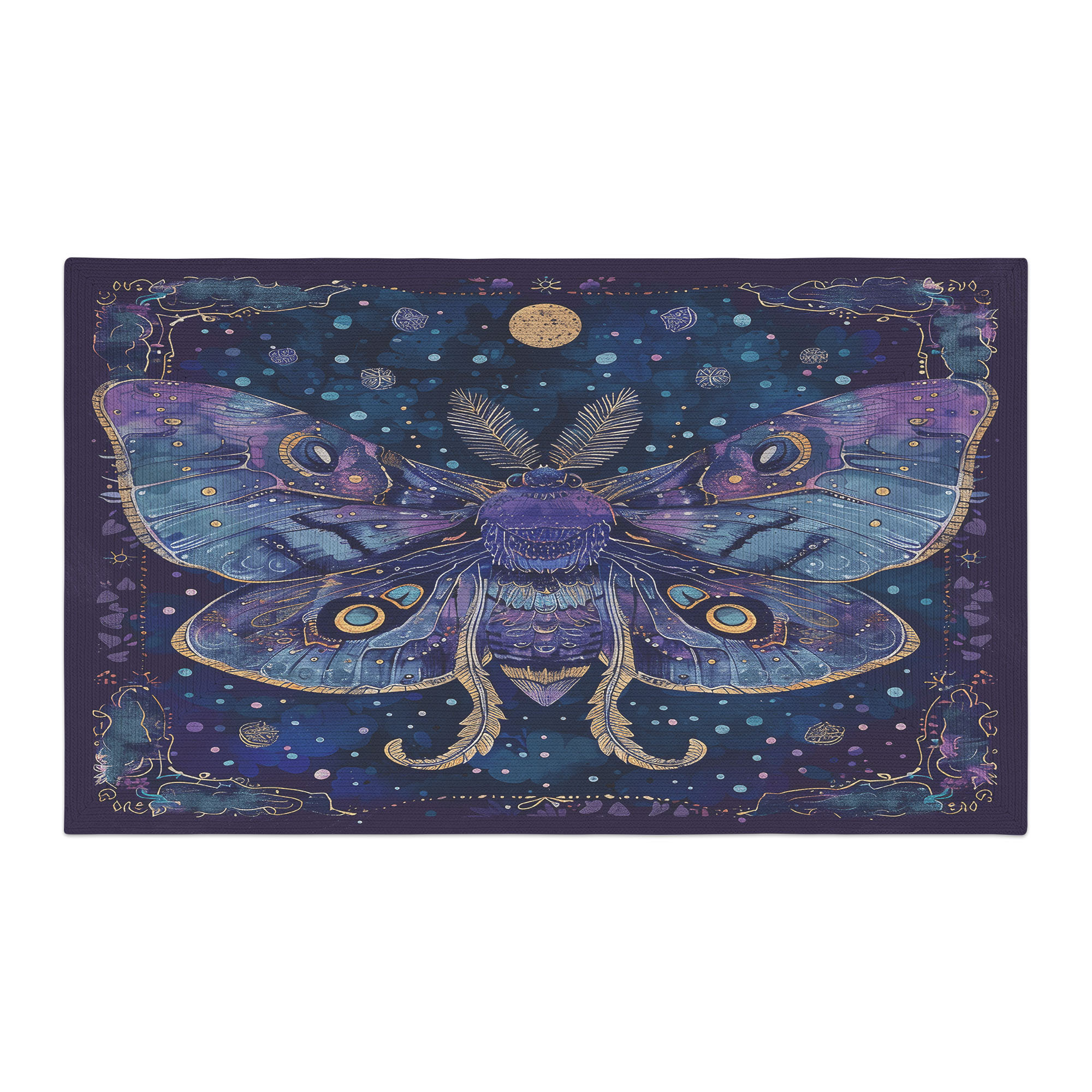 MentionedYou Mystic Moth Braided Rug | Wayfair