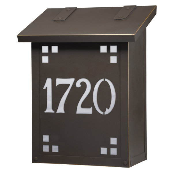 America's Finest Lighting Company Brass Wall Mounted Mailbox | Wayfair