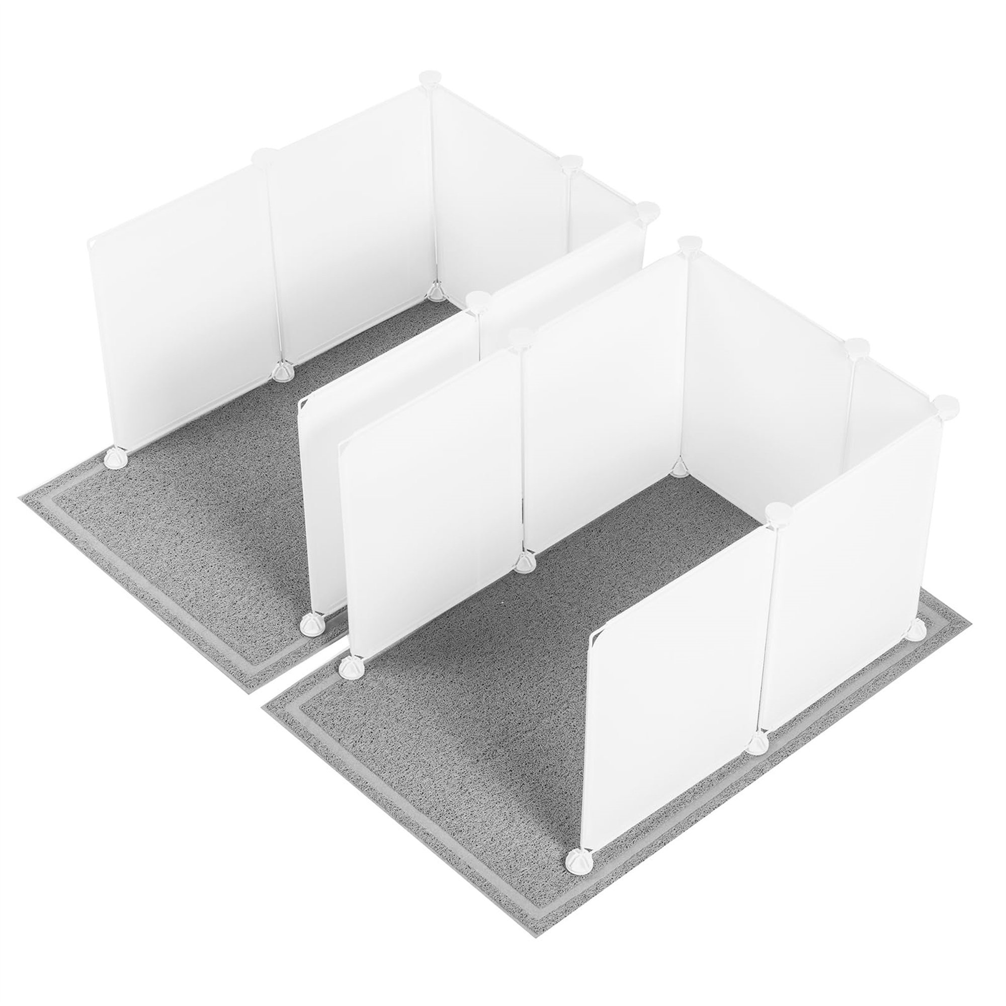Tucker Murphy Pet™ 2 Sets Of Extra Large Litter Box Enclosure Splash ...