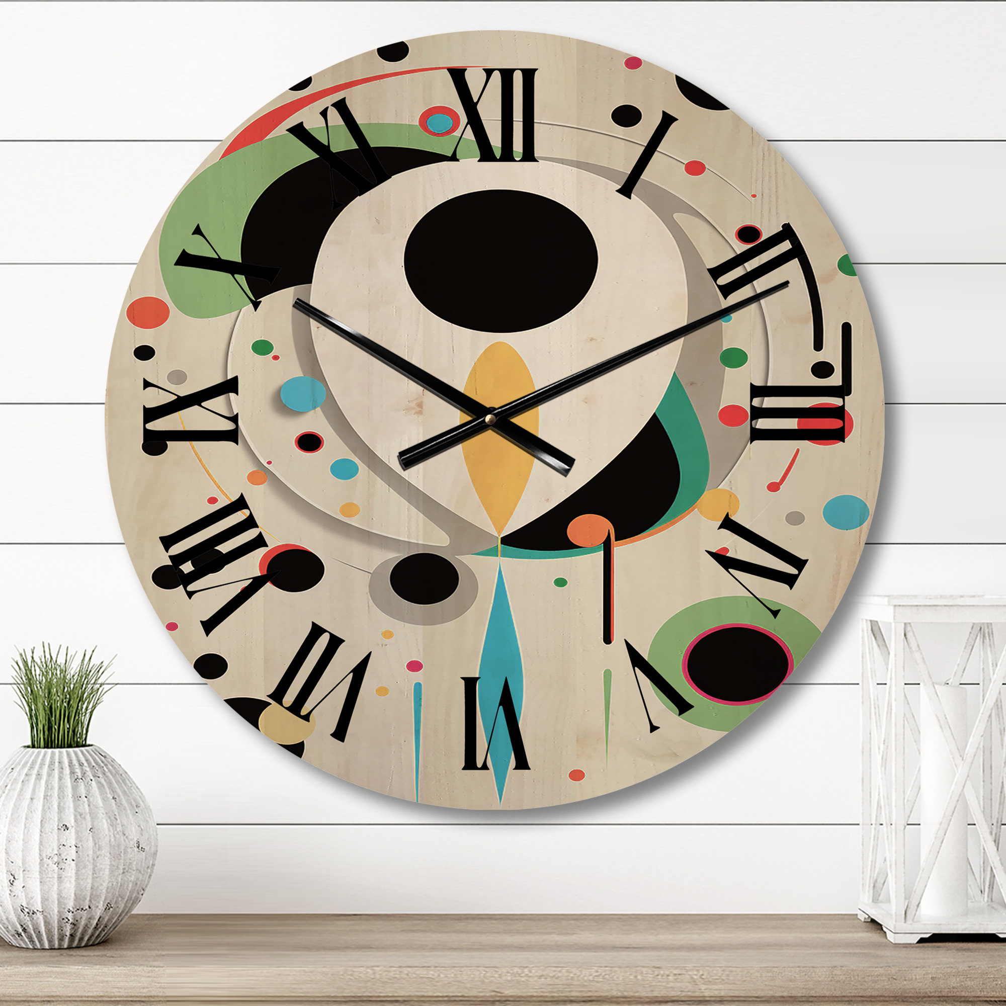 East Urban Home Sceance Ethereal Visions V - Modern Geometric Oversized ...