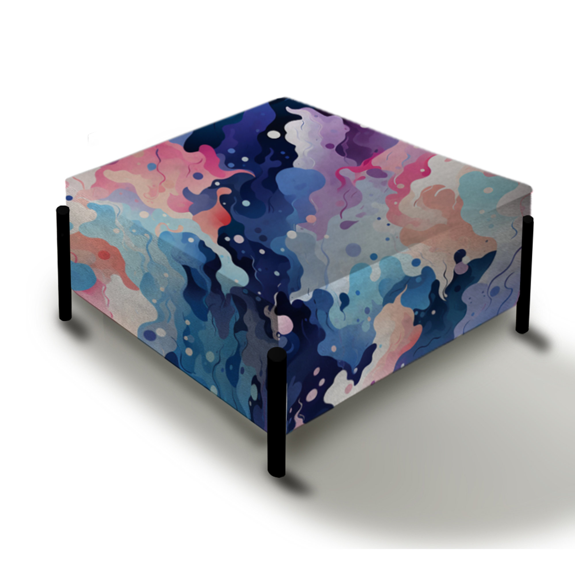 Design Art Celestial Disguise Undulation - Abstract Large Square ...