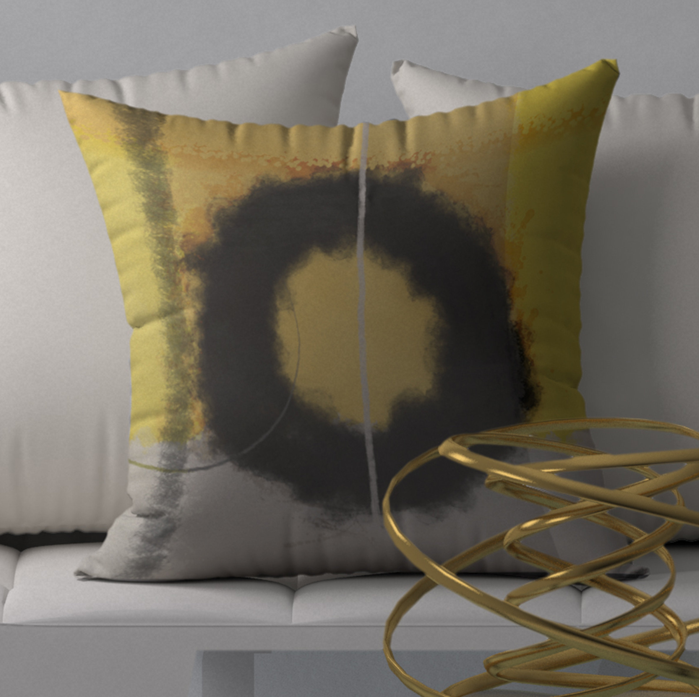 LeRoi Products Pure Invincible Decorative Square Pillow Cover & Insert ...