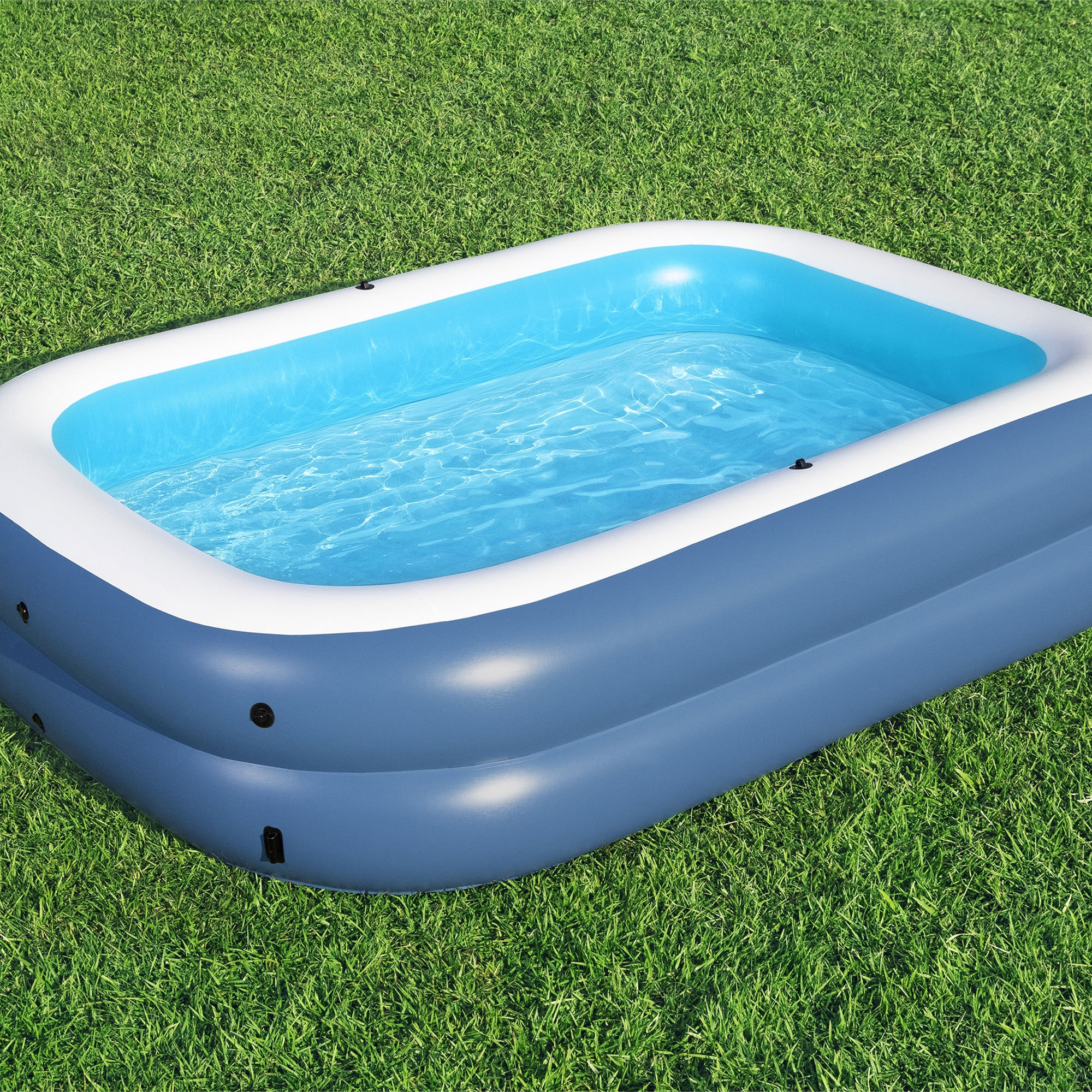 Bestway 4.5 (ft) x 9.3 (ft) x 5.84 (ft) Plastic Inflatable Pool ...