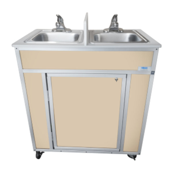 MONSAM Portable Sink NSF Certified Double Basin Utensil Washing Self ...