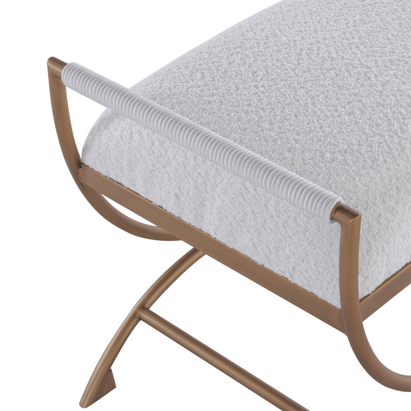 Willa Arlo™ Interiors Irwinton 100% Polyester Upholstered Bench ...
