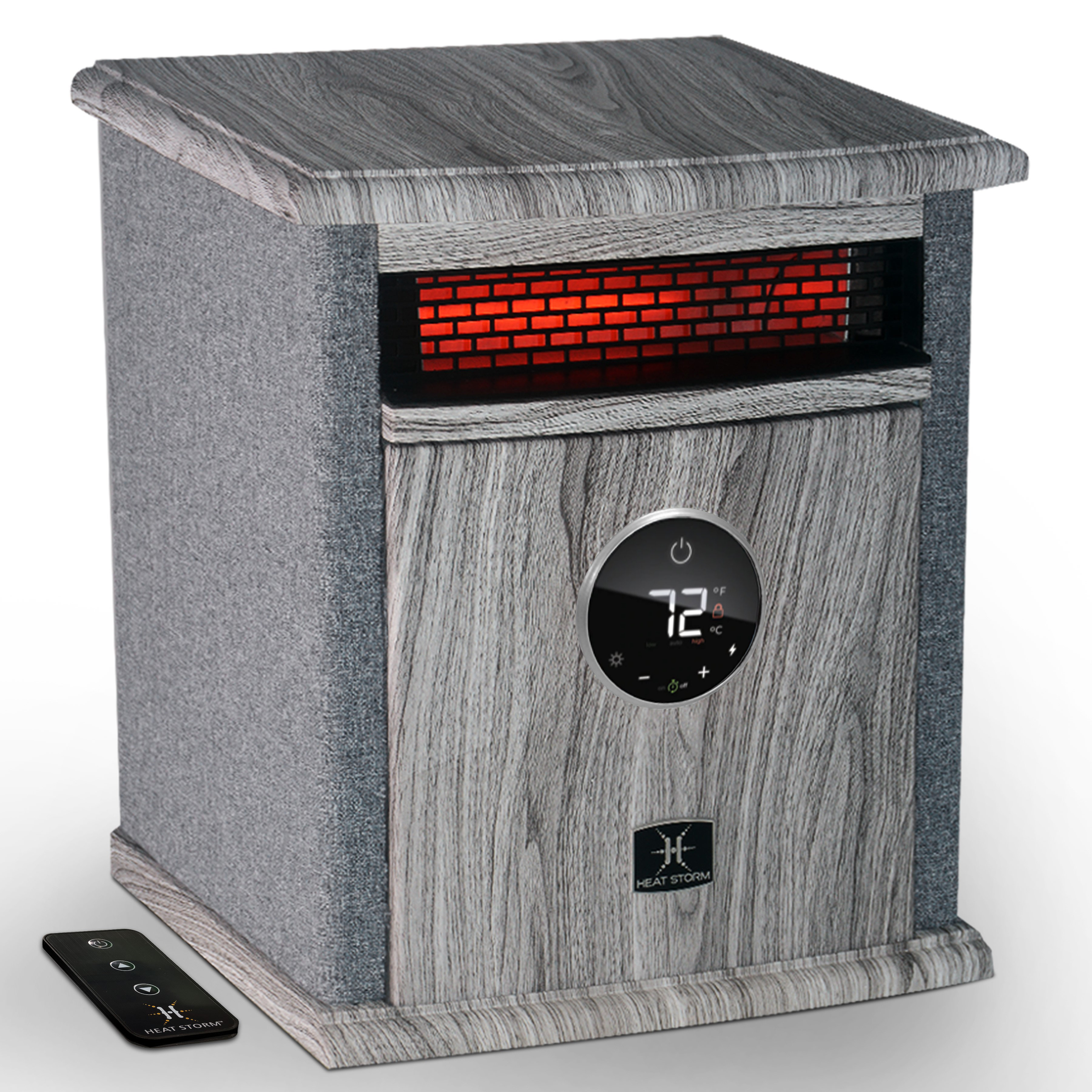 Heat Storm 1,500 Watt Electric Infrared Cabinet Heater with Digital ...