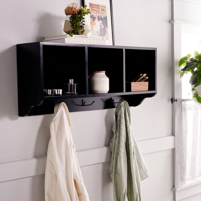 Latitude Run® Wall 3 - Hook Wall Mounted Coat Rack & Reviews | Wayfair