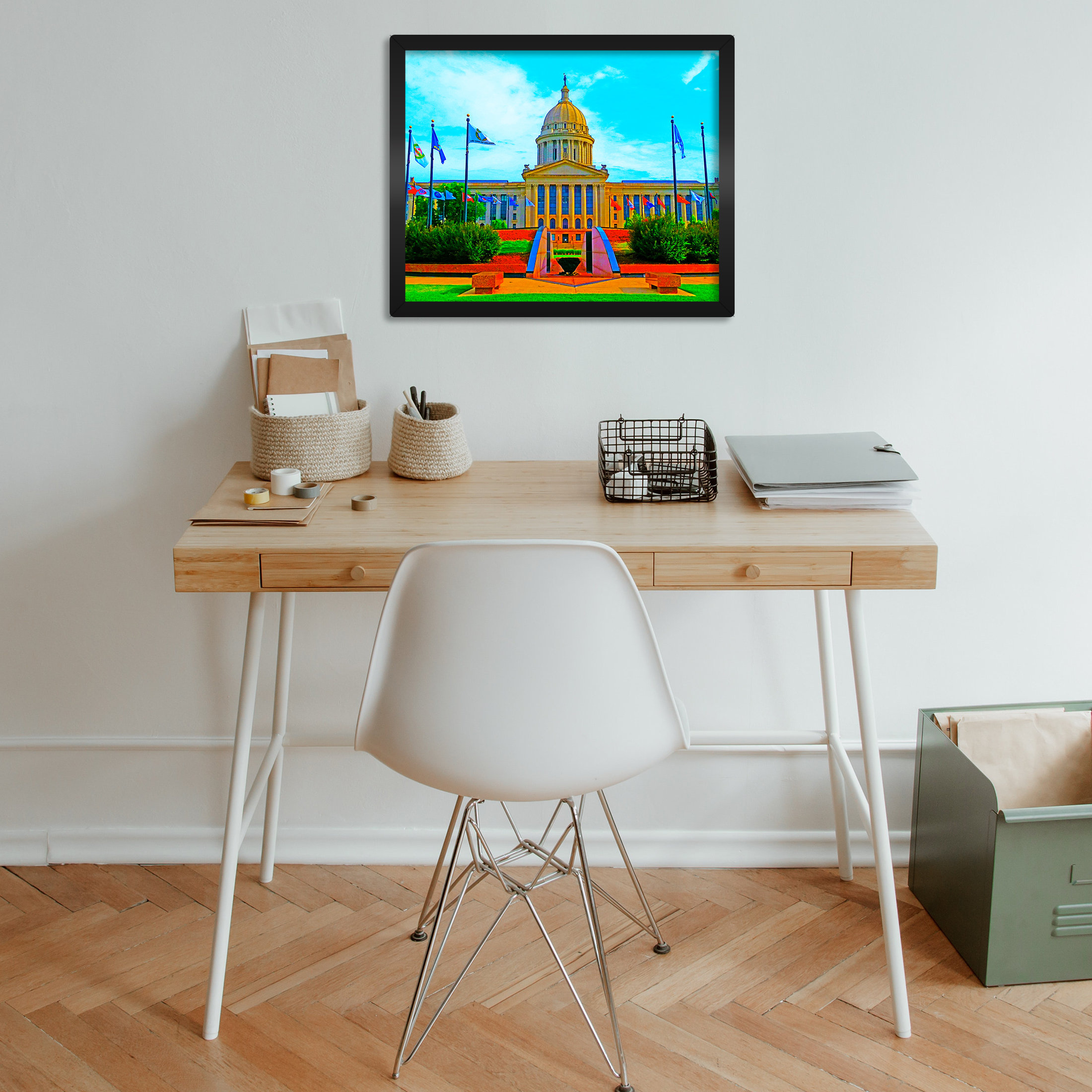 Ebern Designs Oklahoma City State Capitol - Canvas Photograph Print ...