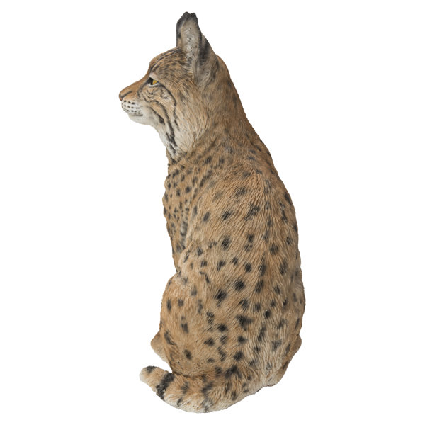 Hi-Line Gift Ltd. Sitting Bobcat Statue & Reviews | Wayfair
